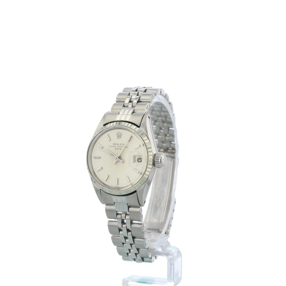 Ladies Rolex Oyster Perpetual Date 6517 Silver | Rolex Watches | Rolex ...
