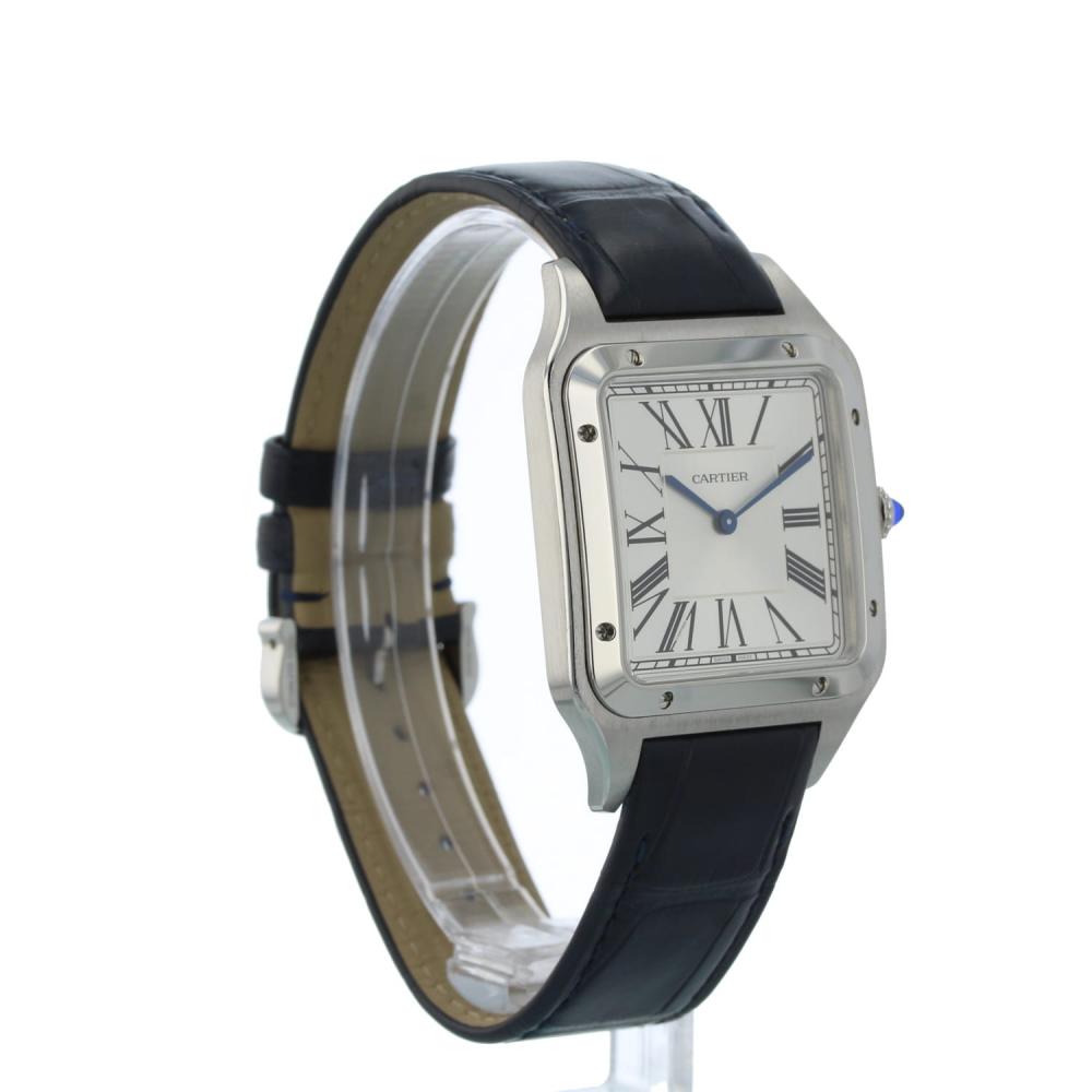 Gents Cartier Santos Dumont WSSA0032 Silver | Cartier Watches | Cartier ...
