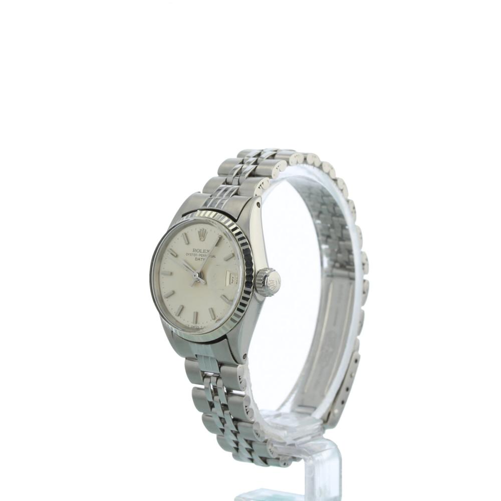 Ladies Rolex Oyster Perpetual Date 6517 Silver | Rolex Watches | Rolex ...