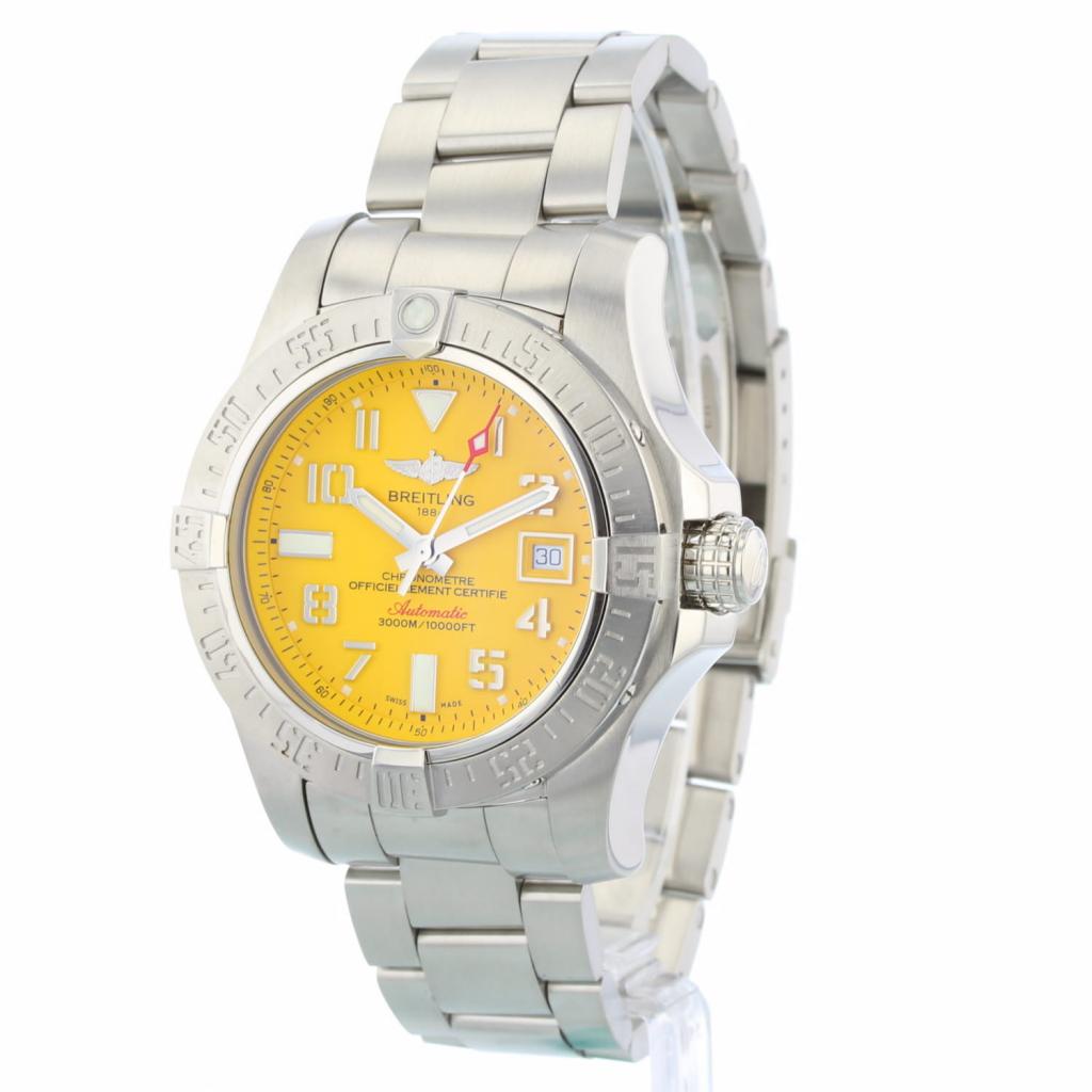Gents Breitling Avenger II Seawolf A17331101 Yellow | Breitling Watches ...