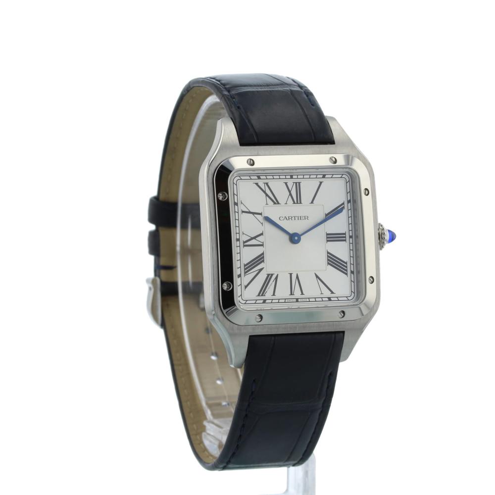 Gents Cartier Santos Dumont WSSA0032 Silver | Cartier Watches | Cartier ...