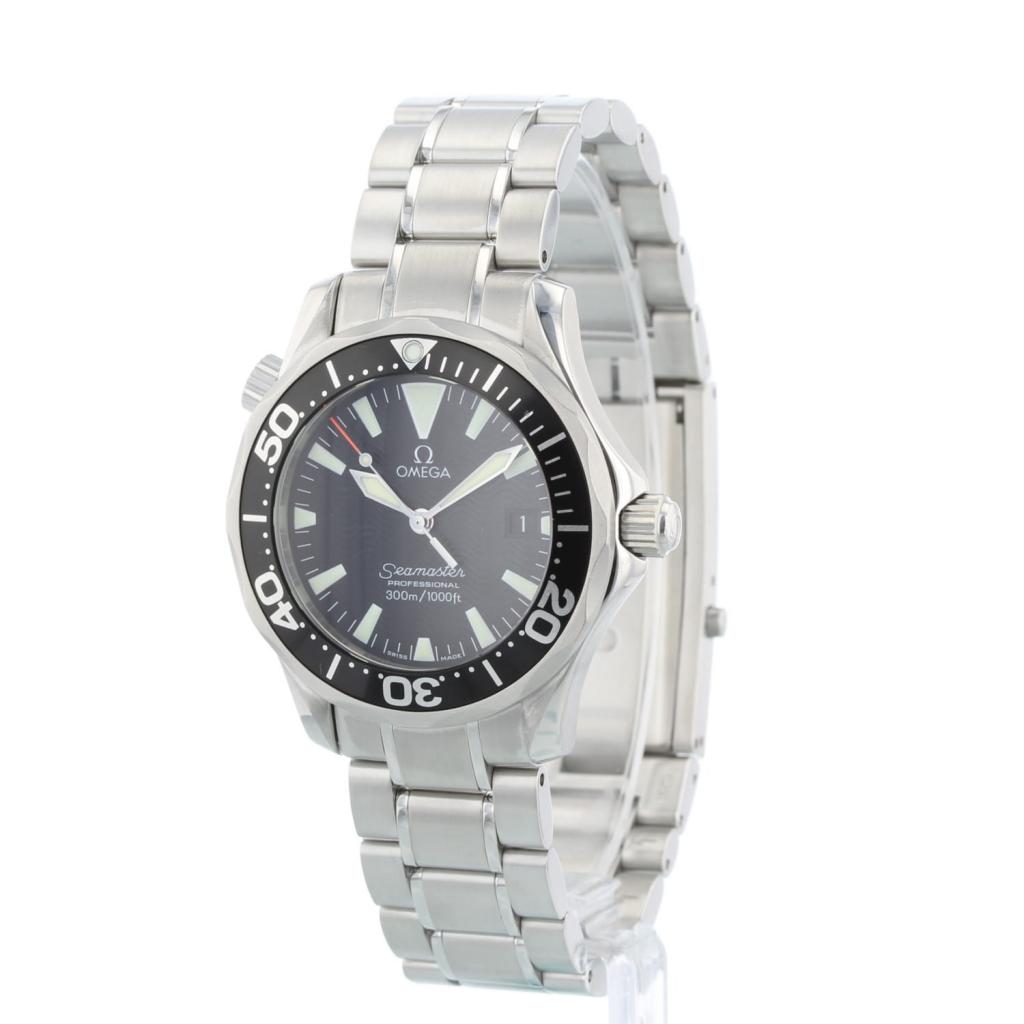 Gents Omega Seamaster Mid Size 22625000 Black Wave | Omega Watches ...