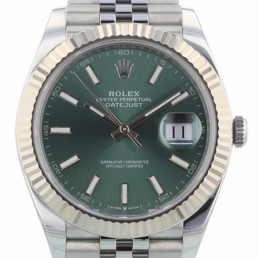 Gents Rolex Datejust 41 126334 Green | Rolex Watches | Rolex Watch R5049
