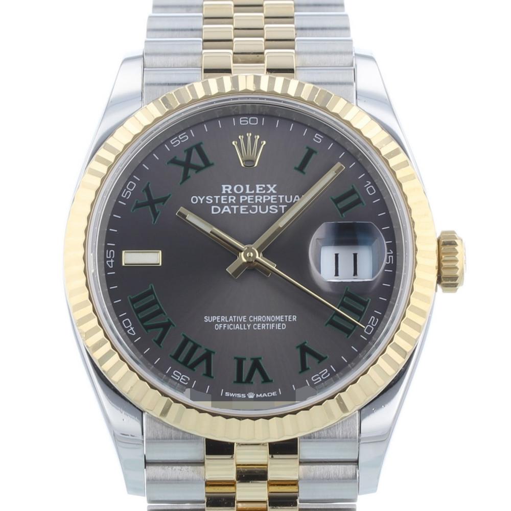 Gents Rolex Datejust 36 126233 Wimbledon | Rolex Watches | Rolex Watch ...