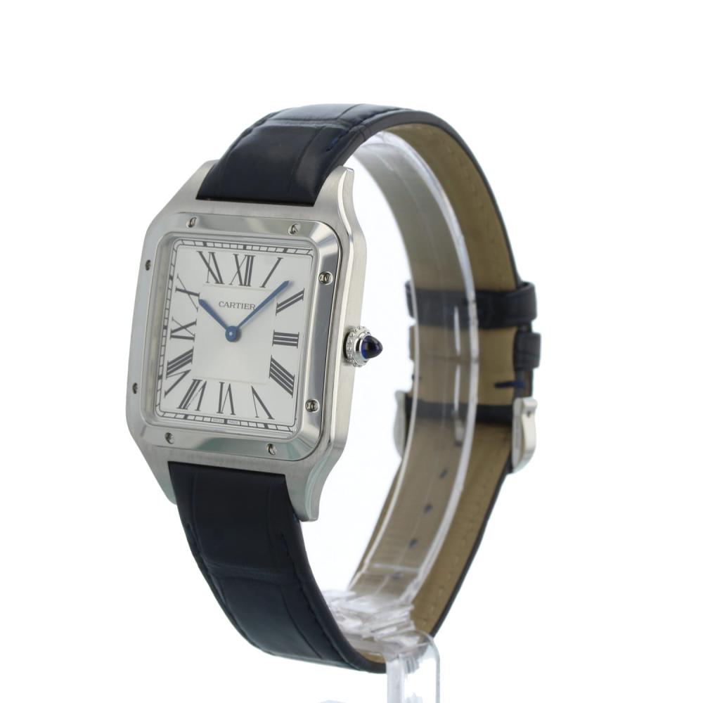 Gents Cartier Santos Dumont WSSA0032 Silver | Cartier Watches | Cartier ...