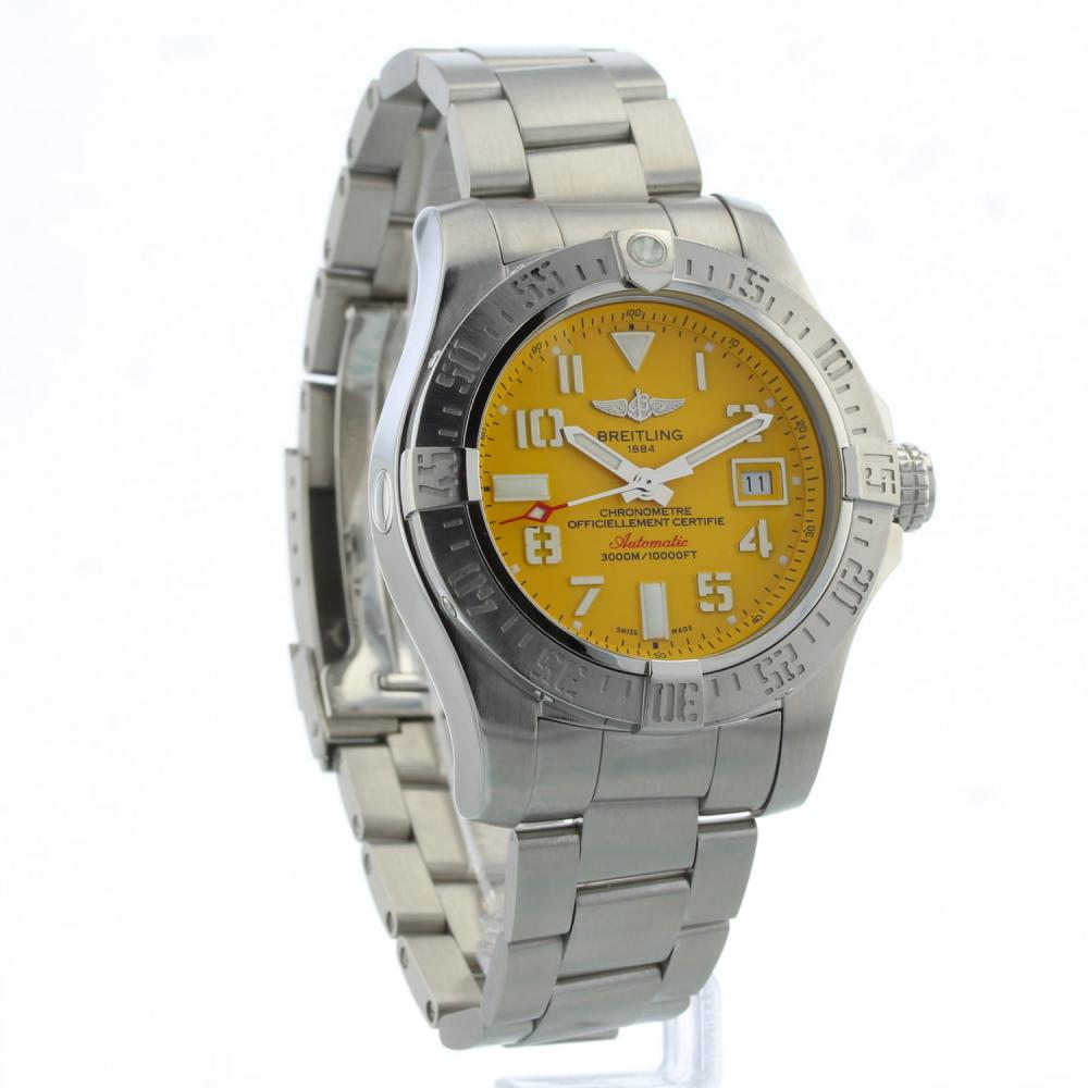 Gents Breitling Avenger II Seawolf A1733110 Yellow | Breitling Watches ...