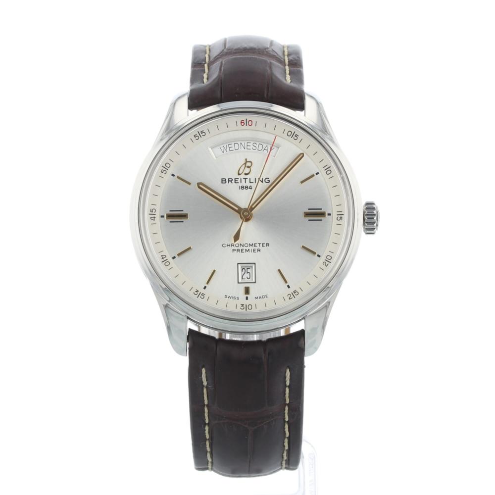 Gents Breitling Premier Day & Date A45340 Silver | Breitling Watches ...