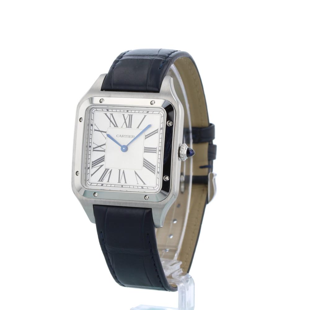 Gents Cartier Santos Dumont WSSA0032 Silver | Cartier Watches | Cartier ...